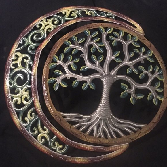 unknown | Art | Haitian Tree Of Life Handmade Metal Folk Art 5 Boho New ...
